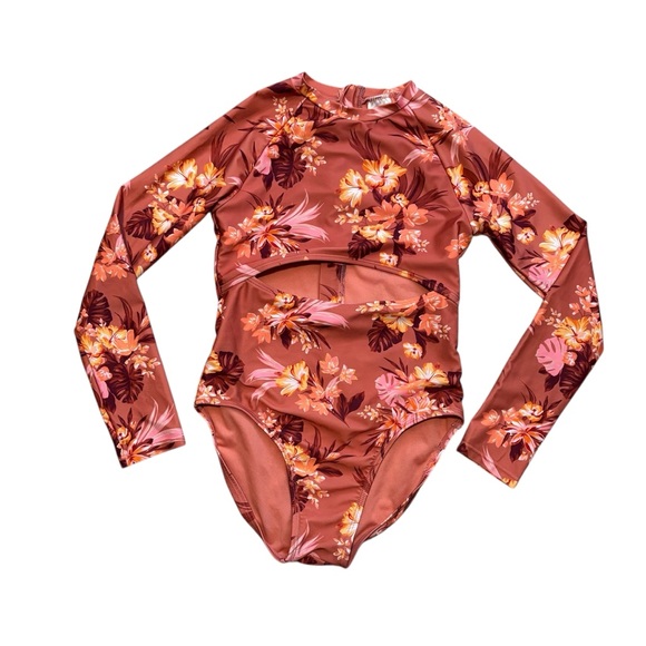 art class | Swim | Art Class Long Sleeve Swim Bathing Suit Tropical ...